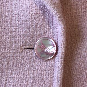 Yves Saint Laurent | Jackets & Coats | Yves Saint Laurent Encore Pink ...